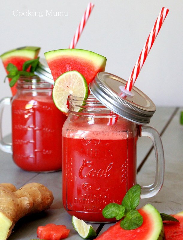 Cooking Mumu – Jus frais pastèque gingembre